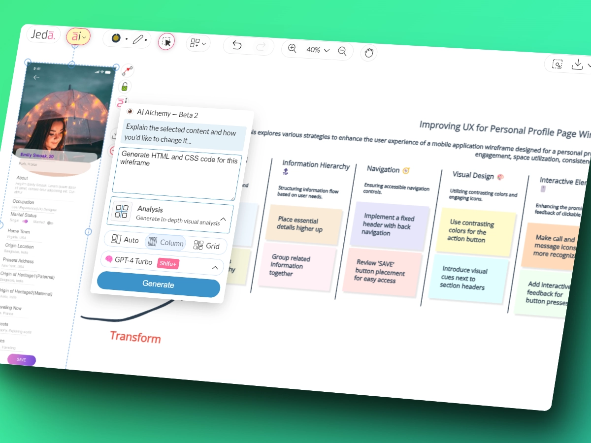Generative AI Workspace: Visualize, Collaborate, Innovate — Jeda.ai